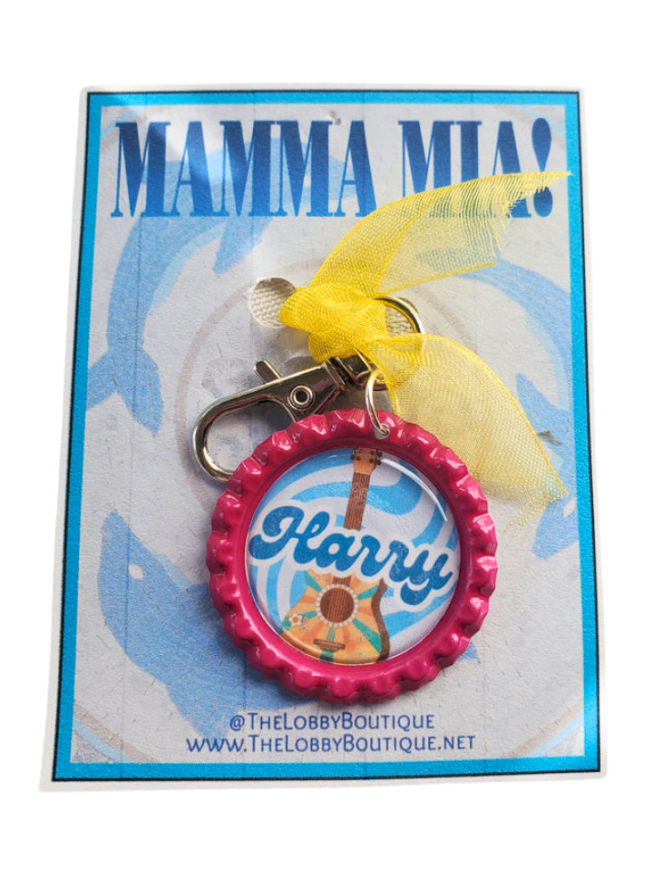 MAMMA MIA "Harry" Bottlecap Keychain – The Lobby Boutique