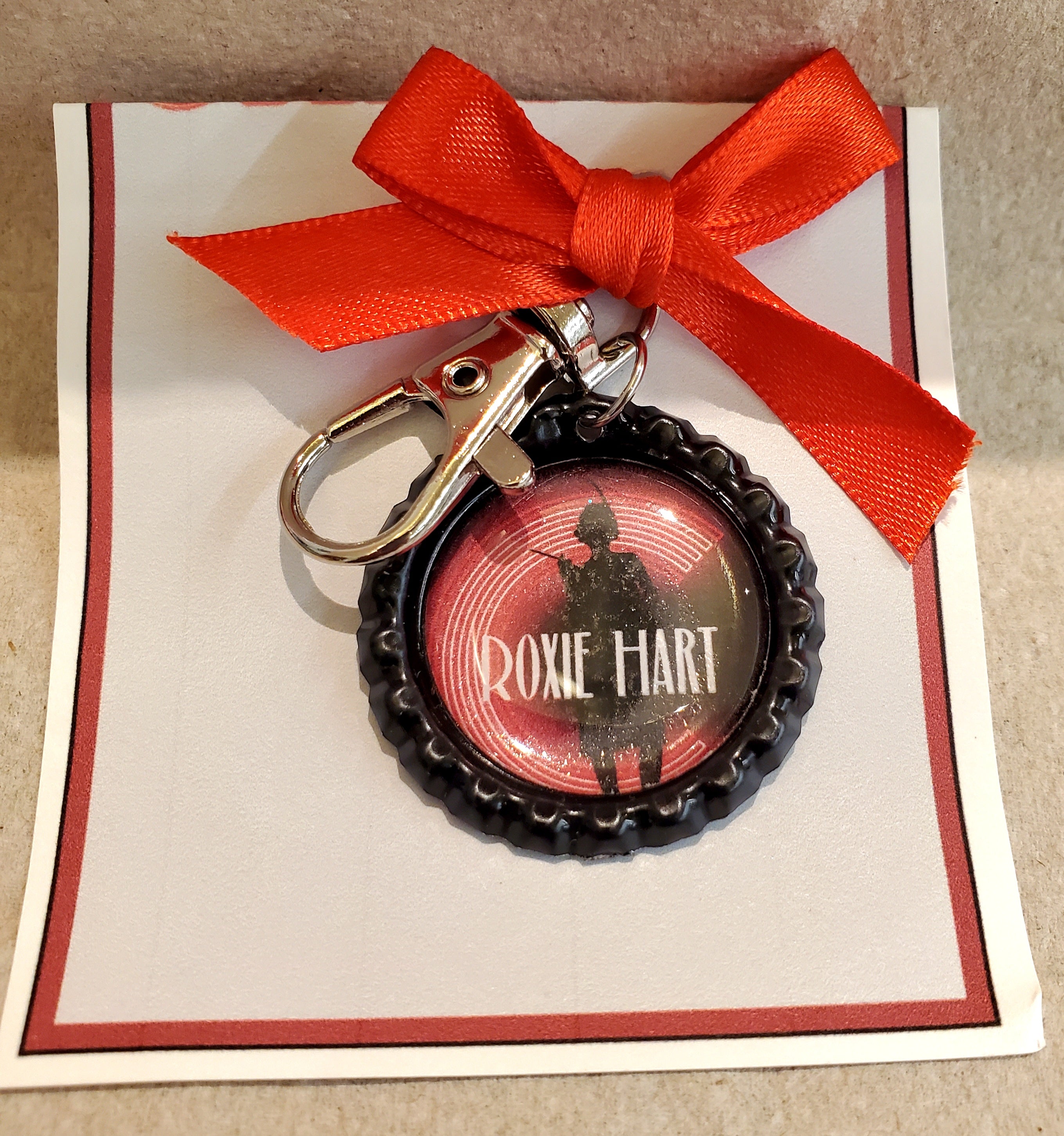 CHICAGO "Roxie Hart" Bottlecap Keychain – The Lobby Boutique