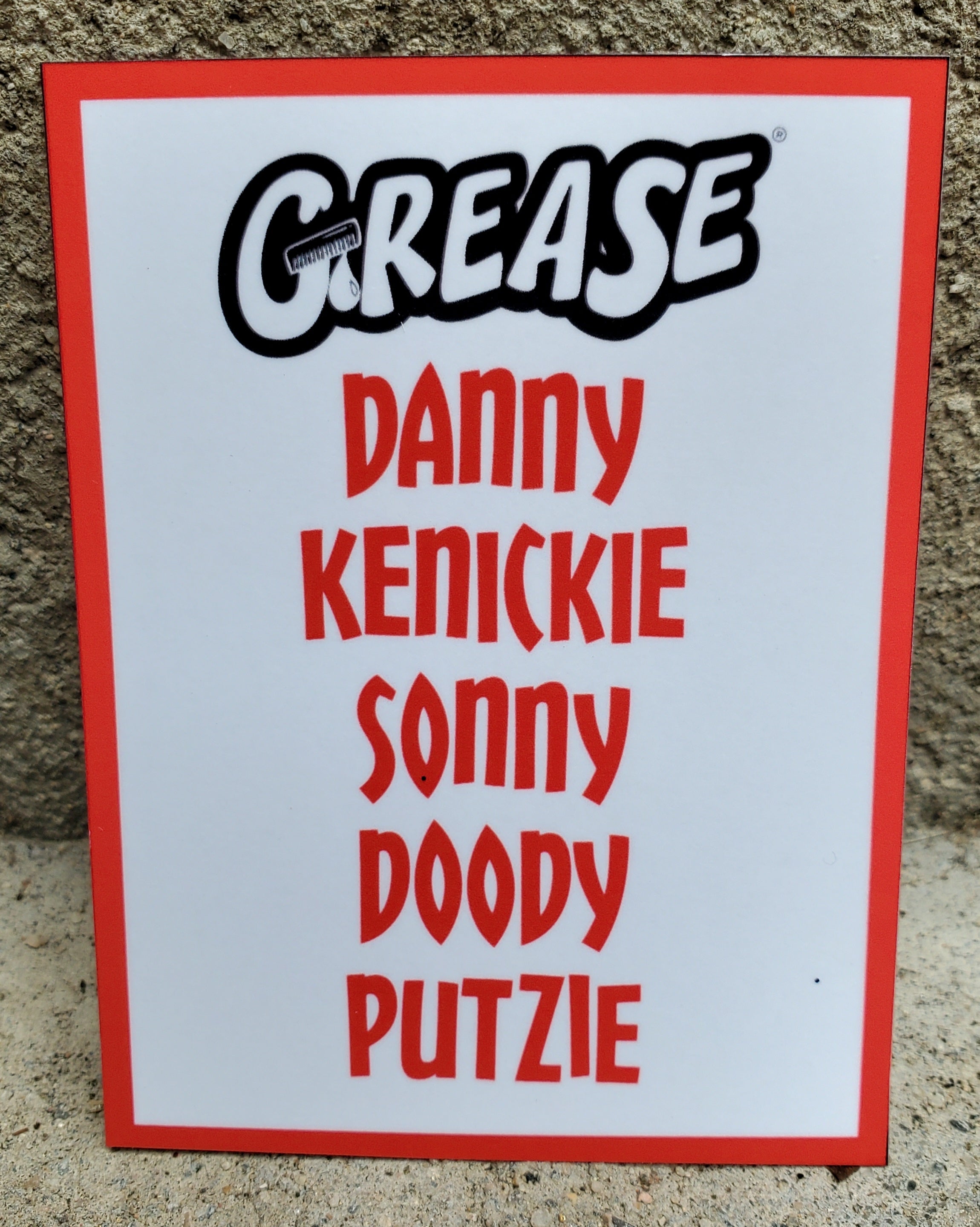 GREASE "Burger Palace Boys" Refrigerator Magnet – The Lobby Boutique