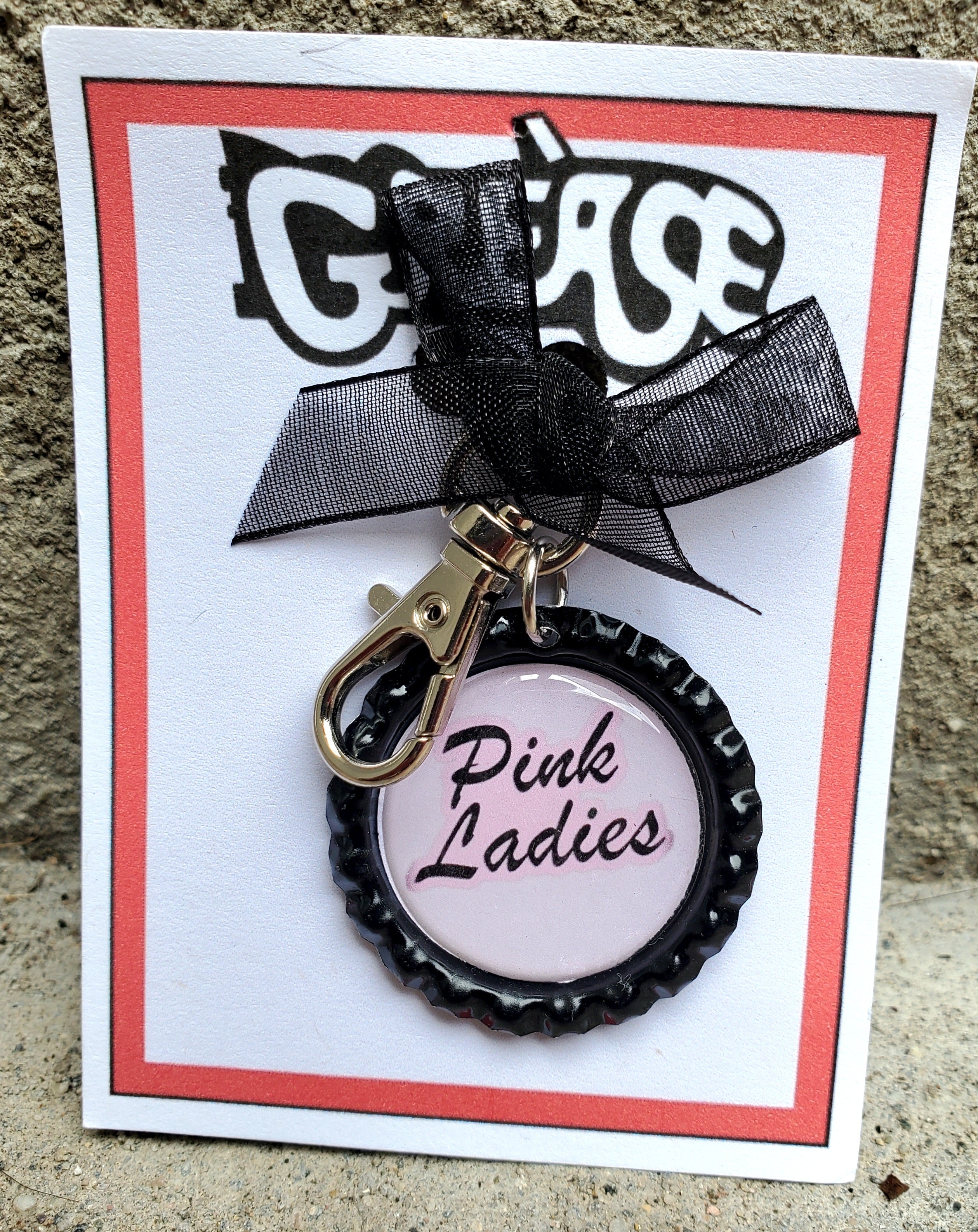 GREASE "Pink Ladies" Bottlecap Keychain – The Lobby Boutique
