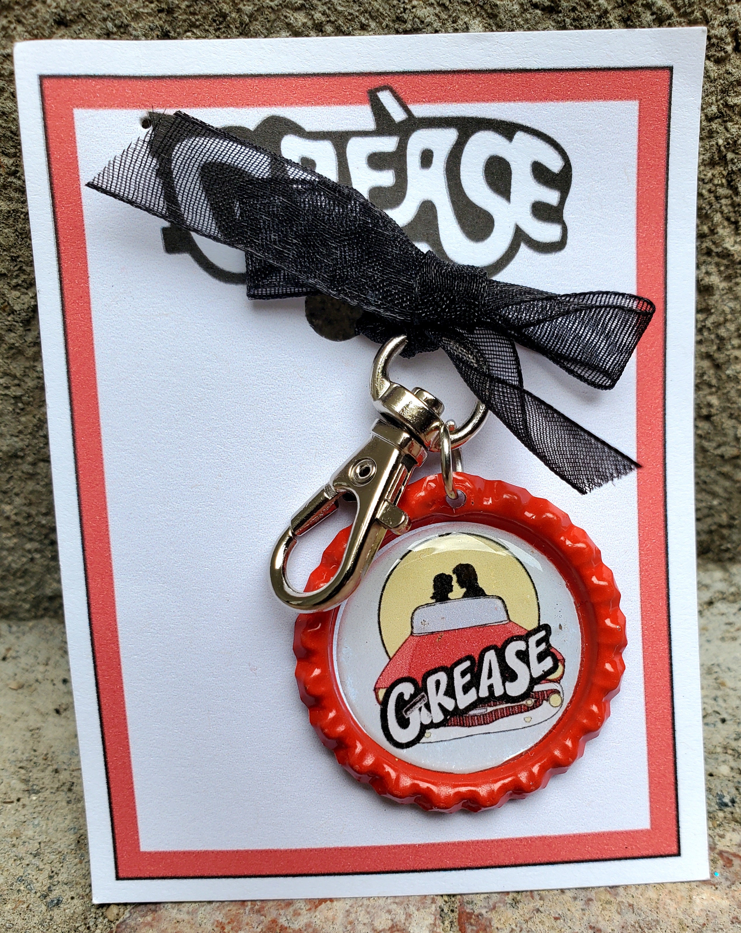 GREASE "Show" Bottlecap Keychain – The Lobby Boutique