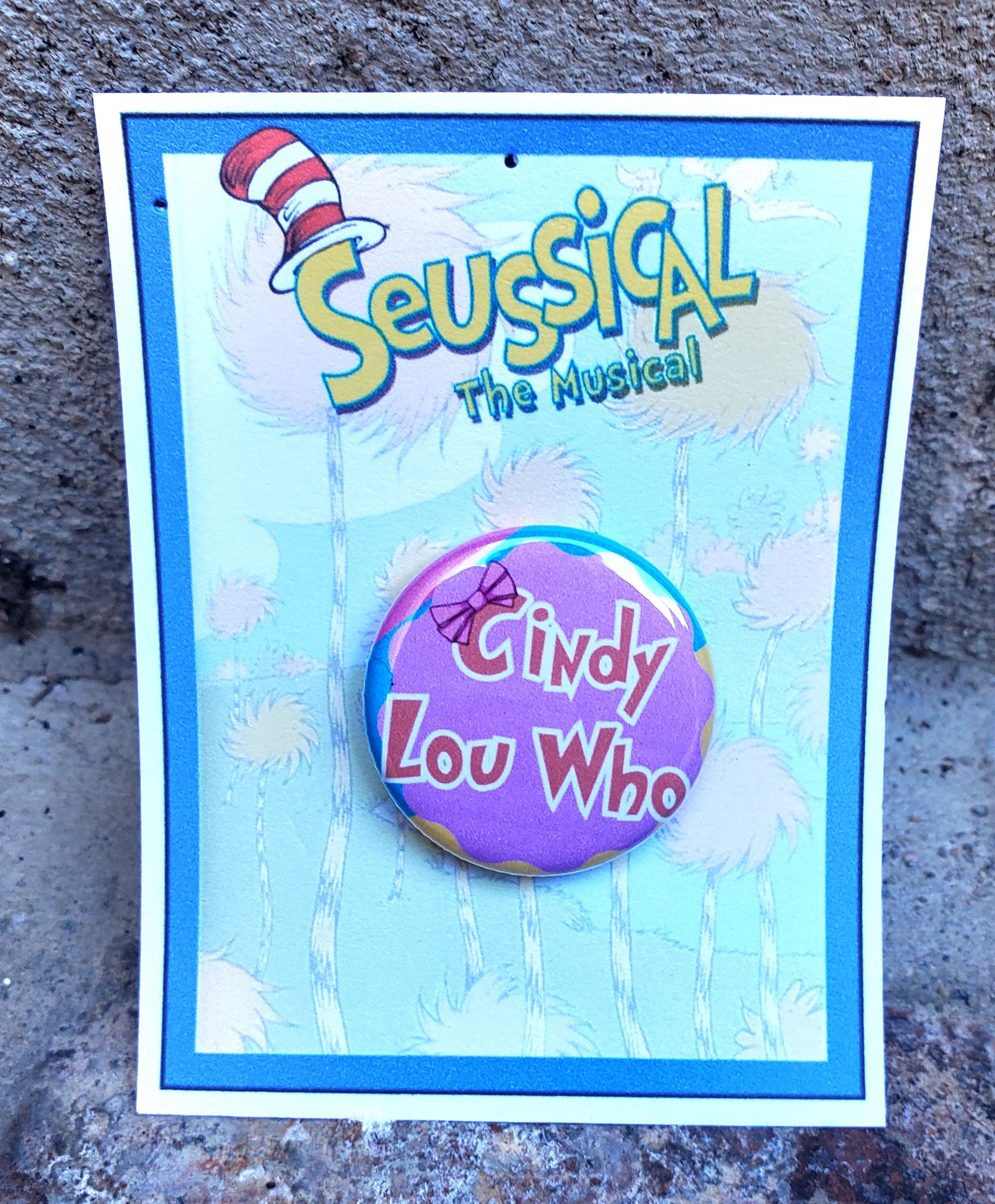 DR. SEUSS "Cindy Lou Who" Metal Pinback Button – The Lobby Boutique