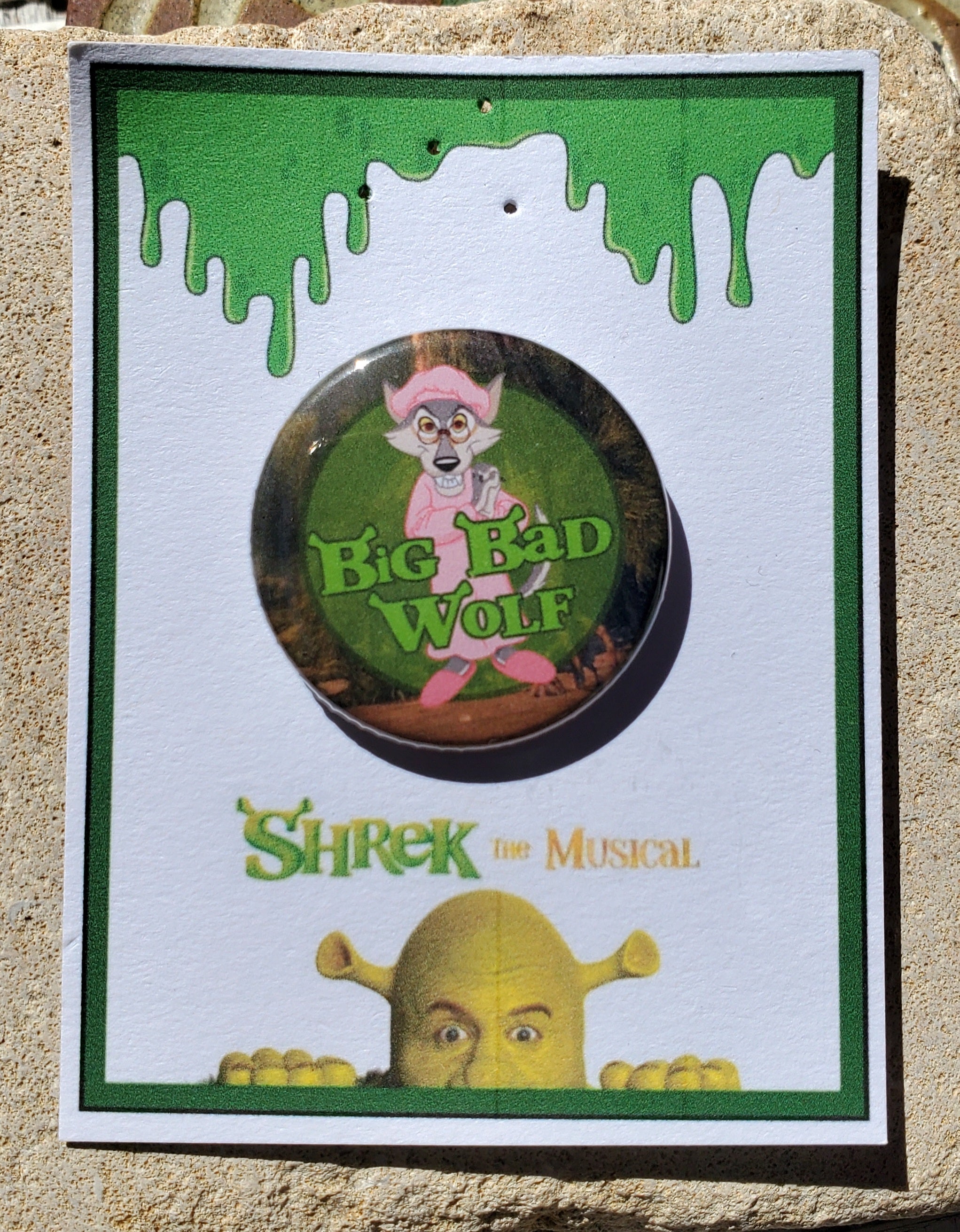 SHREK "Big Bad Wolf" Metal Pinback Button – The Lobby Boutique