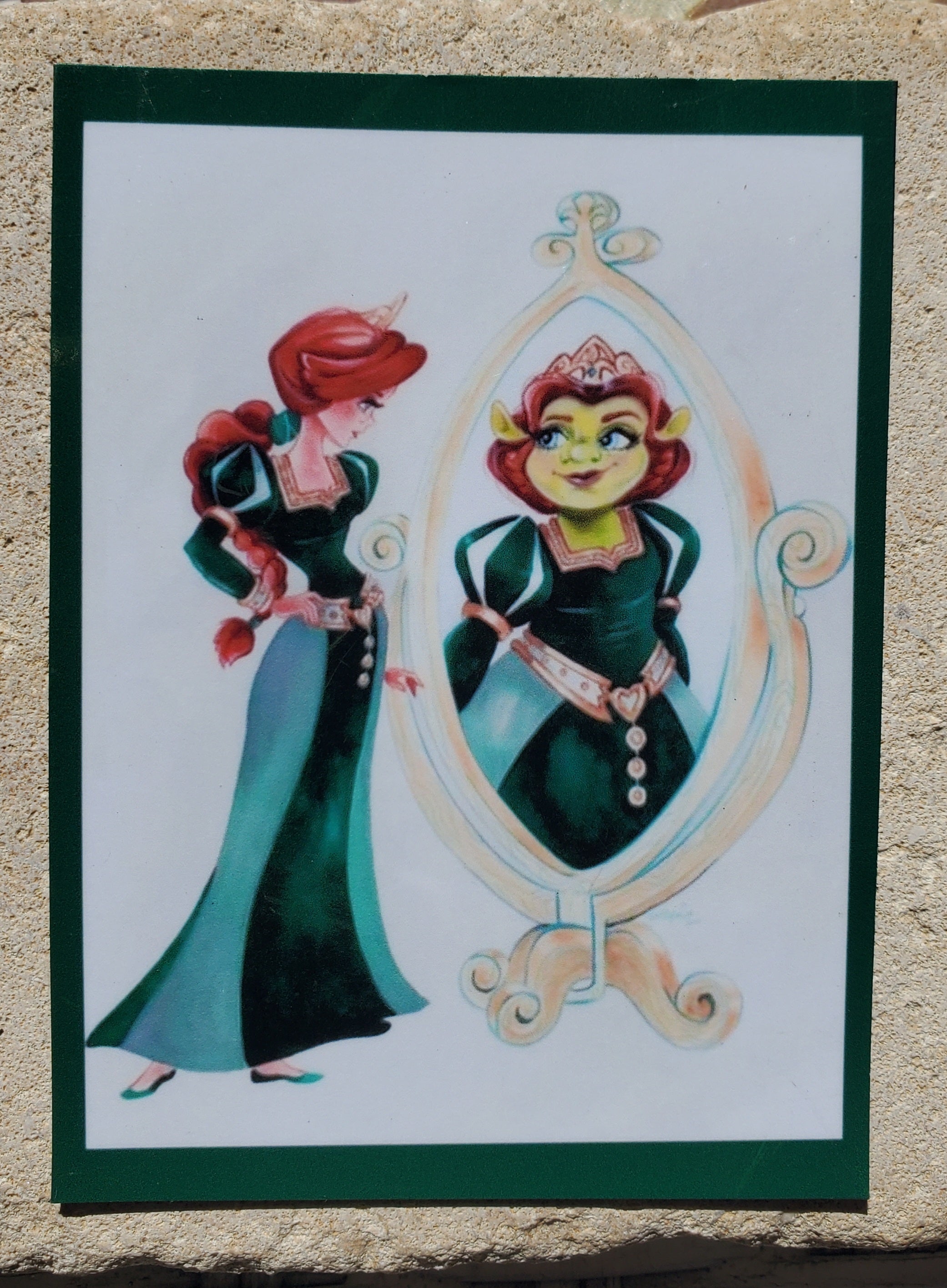 SHREK "Fiona in the Mirror" Refrigerator Magnet – The Lobby Boutique